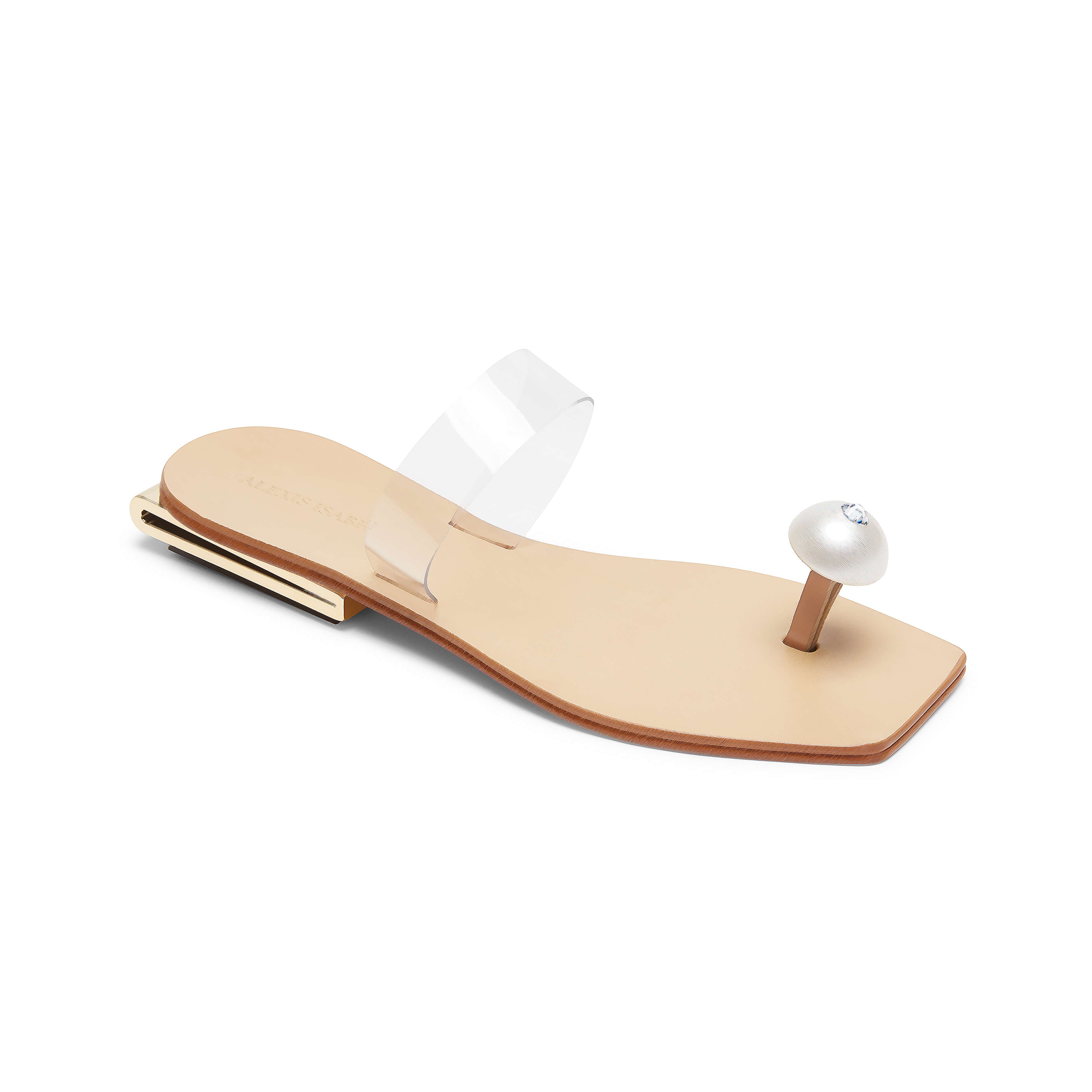 Invisible Sandals- Metallic Sculpted Heel: Mangomango | Alexis Isabel ...